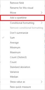 How to Create Sparklines in Power BI | phData